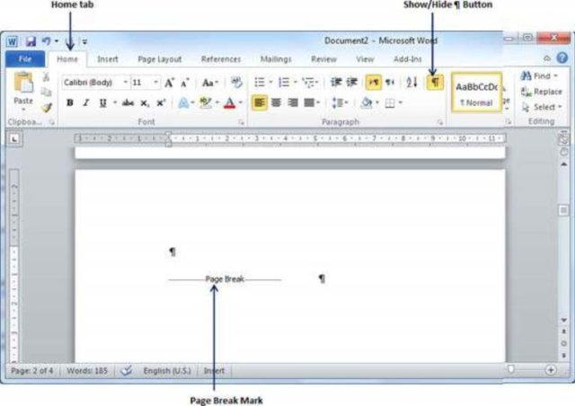 How To Delete A Blank Page Second Page Or Page Break In Word